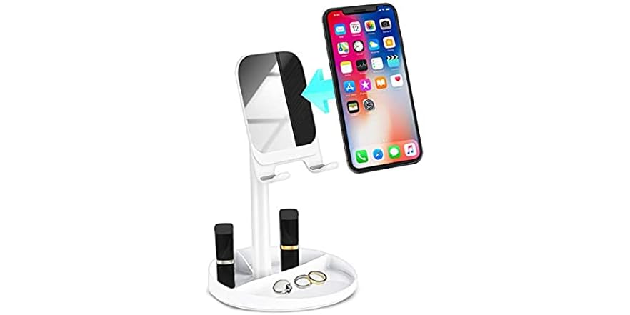 Aduro Solid Stand with Mirror for Phones & Tablets