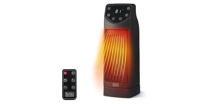 BLACK+DECKER Oscillating Space Heater
