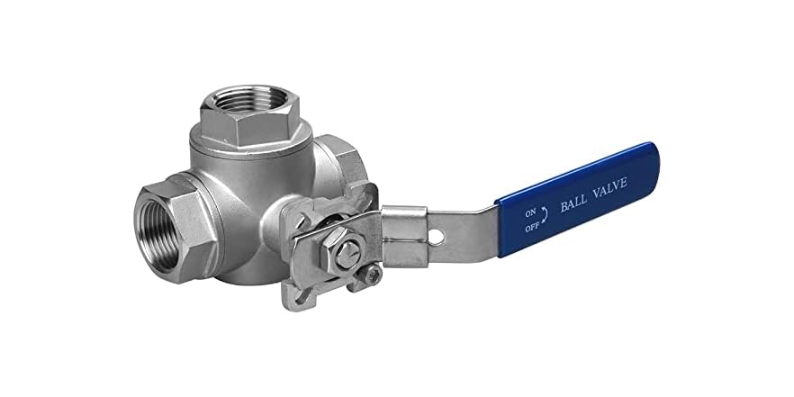 Ball Valve - L Port With Mounting