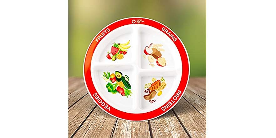 Health Beet Portion Plate for Kids