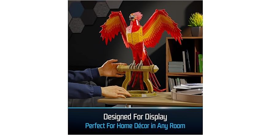 4D Build, Harry Potter Fawkes Phoenix 3D Model Kit