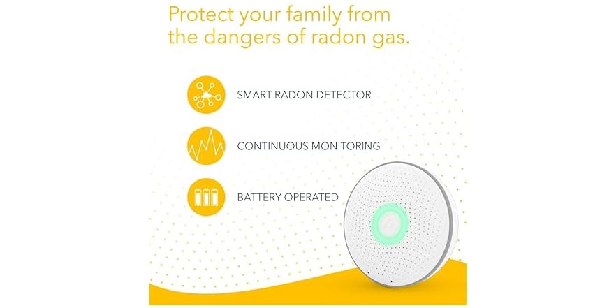 Airthings AR-2950-N Wave Smart Radon Detector