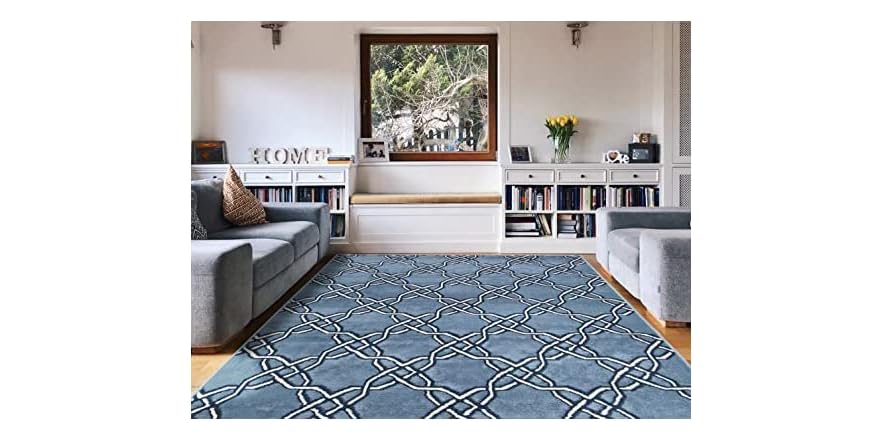 Geo Trellis Design Area Rugs