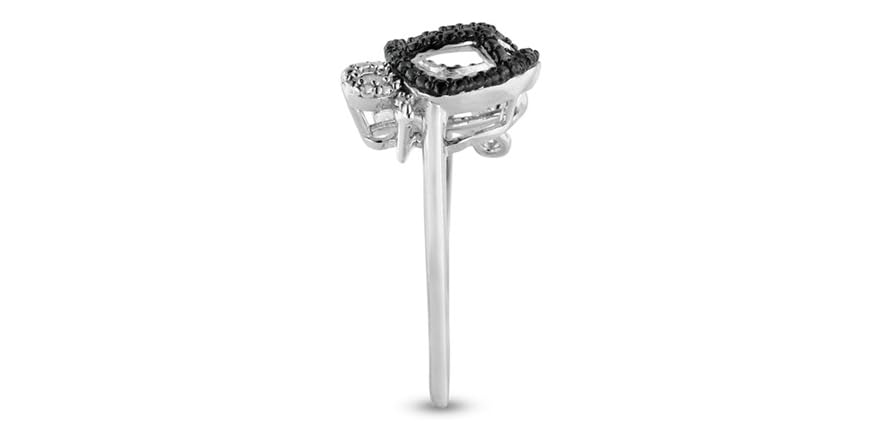 Black Diamond Turtle Ring