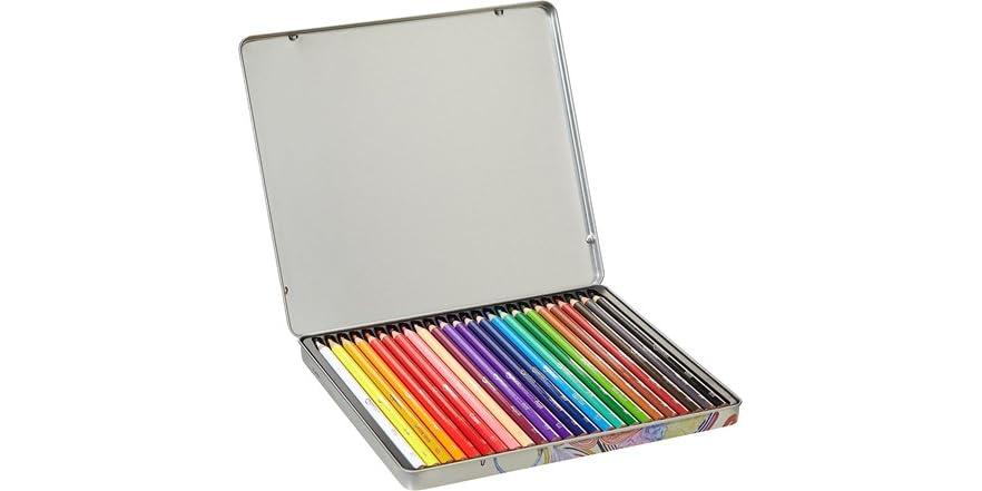 Amazon Basics Premium Colored Pencils, 24 Count