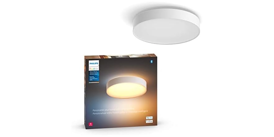 Philips Hue Enrave Medium Ceiling Lamp, White