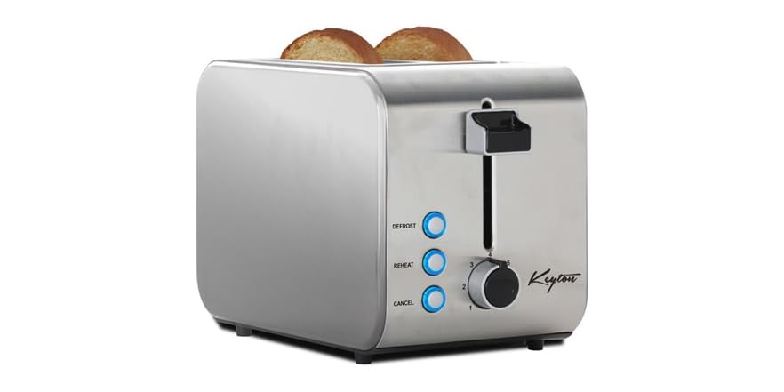 2-Slice Toaster w/Crumb Tray - 3 Colors