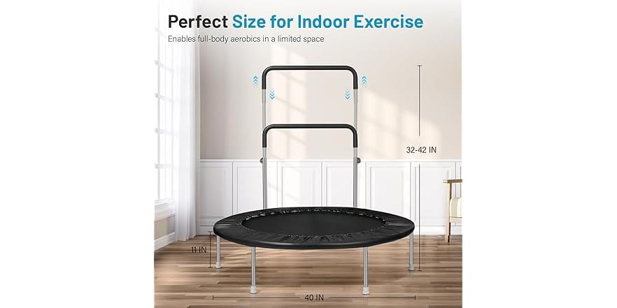 Lyromix Mini Fitness Trampoline 40Inch
