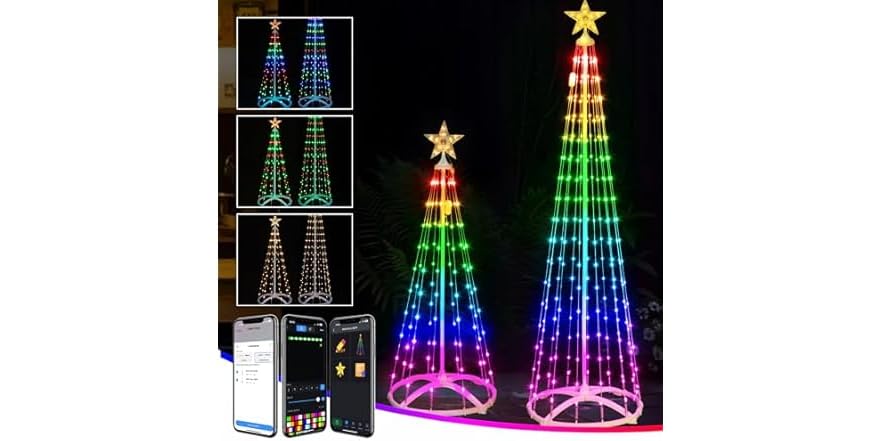 Probro BESL83 Smart Cone Tree Set of 4ft 6ft