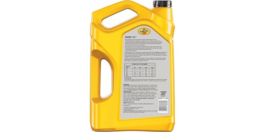 Pennzoil Marine XLF Engine Oil, 1 Gal