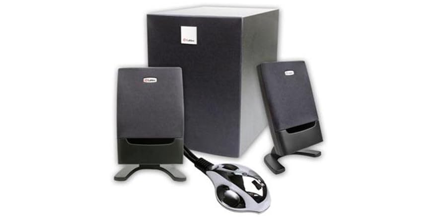 Labtec Pulse 375 Flat Panel 3-Piece 2.1 Speakers System