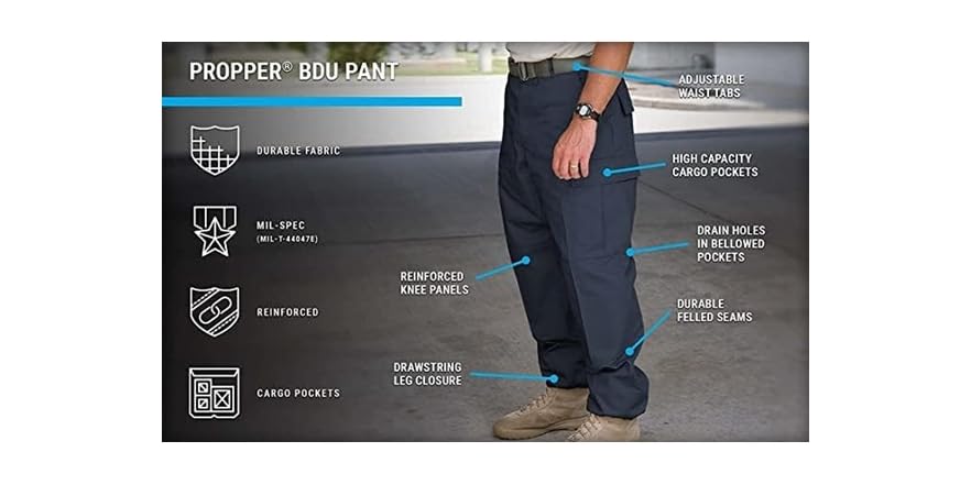 Propper BDU Trouser Button Fly - 100% Cotton