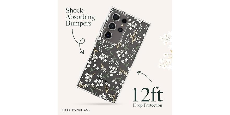 Rifle Paper Co. Samsung Galaxy S24 ULTRA Case [Wireless Charging]