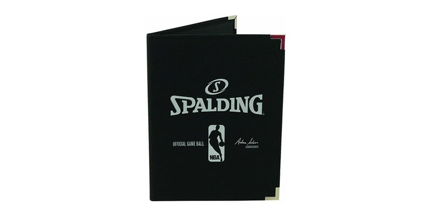 Spalding NBA 8.5"x11" Padfolio - Black