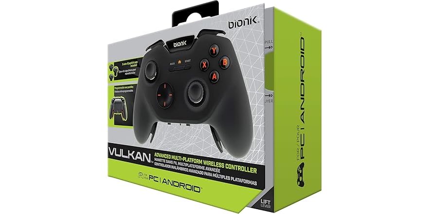 (NEW) Bionik VULKAN Advanced Wireless Gaming Controller