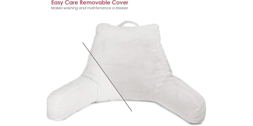Clara Clark Reading Pillow with Shredded Memory Foam