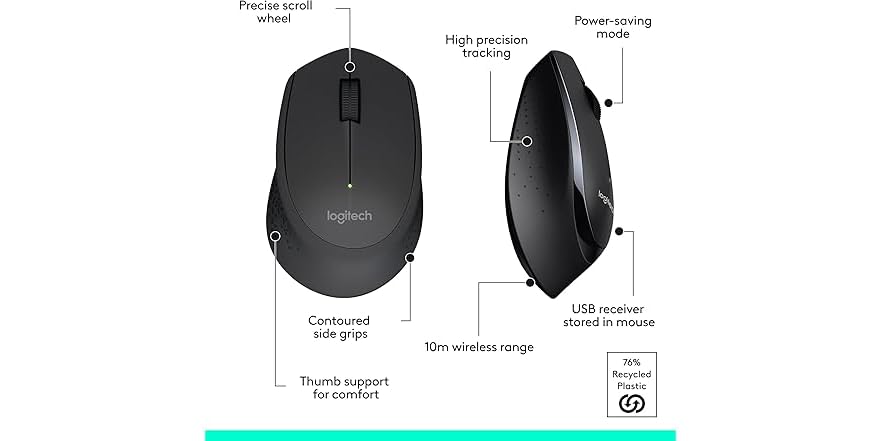 Logitech MK345 Wireless Keyboard and Mouse Combo