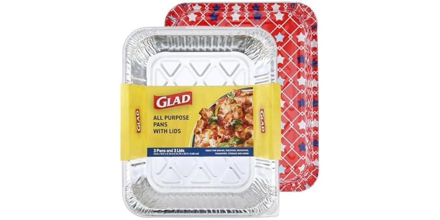 Glad Disposable Aluminum All Purpose Pans3ct