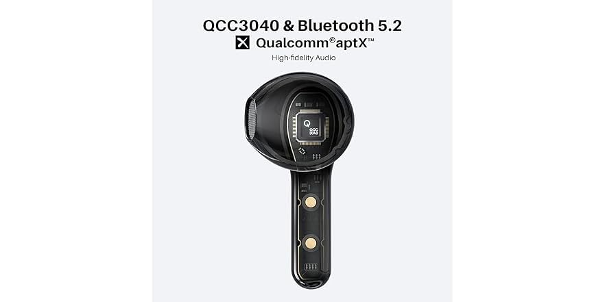 Tribit FlyBuds C2 Wireless Bluetooth Earbuds - 32H Playtime