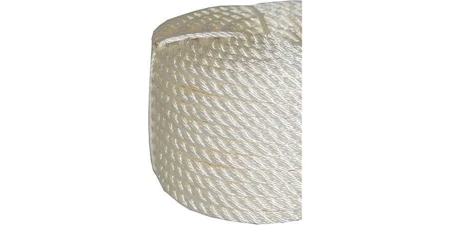 Twisted Nylon Rope Coilette 1/2" x 100'
