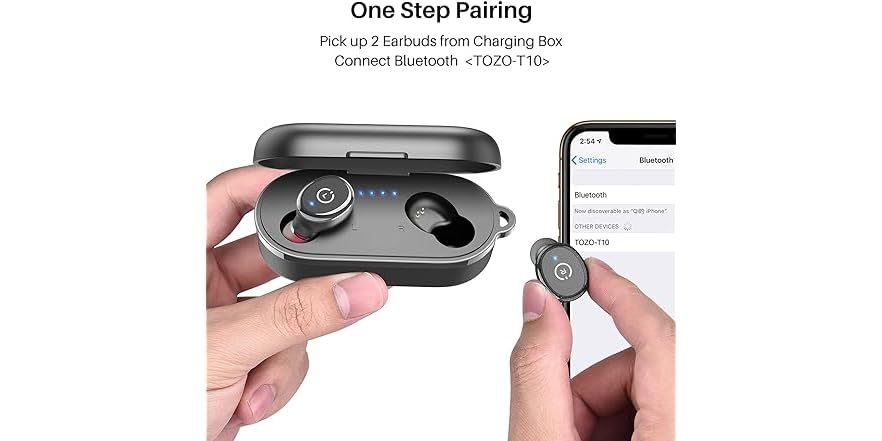 TOZO T10 Bluetooth 5.3 Wireless Earbuds