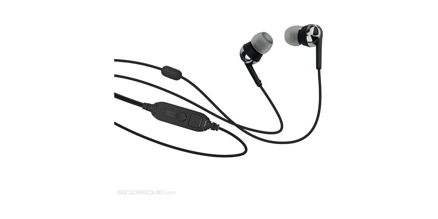 Scosche Noise Isolation Earbuds - 2 Pack