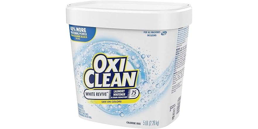 Oxiclean White Revive Powder 5lb