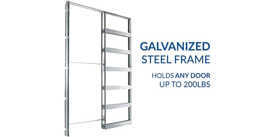 Eclisse Door Galvanized Steel Frame Kit