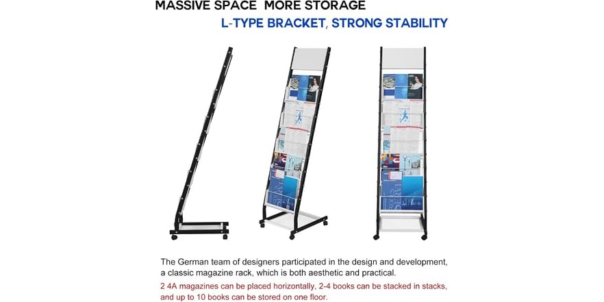 Floor Standing Brochure Display Rack