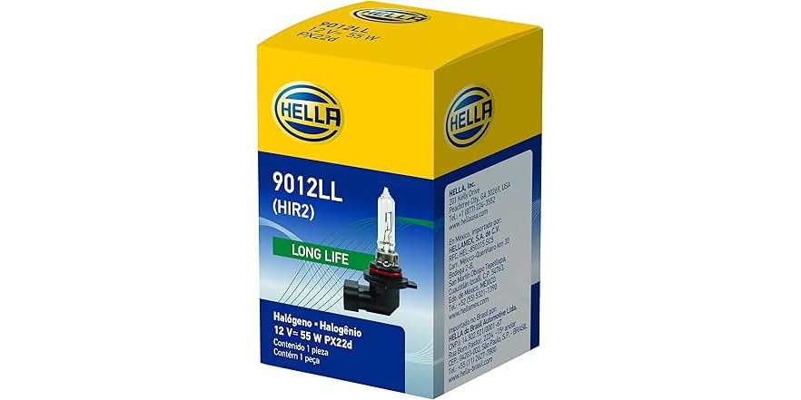 Hella 9012LL 9012LL/HIR2 Halogen Bulb 12