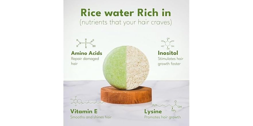 6 Pack Rice Water Shampoo & Conditioner