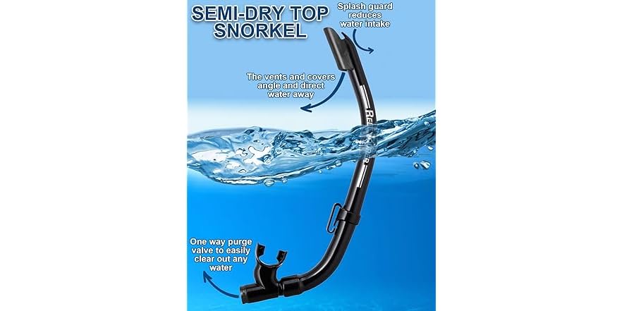 Reef Tourer Adult Mask & Snorkel Combo Set