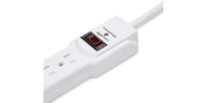 (20 Pack) AmazonBasics 6-Outlet Power Strip with 2ft Extension Cord