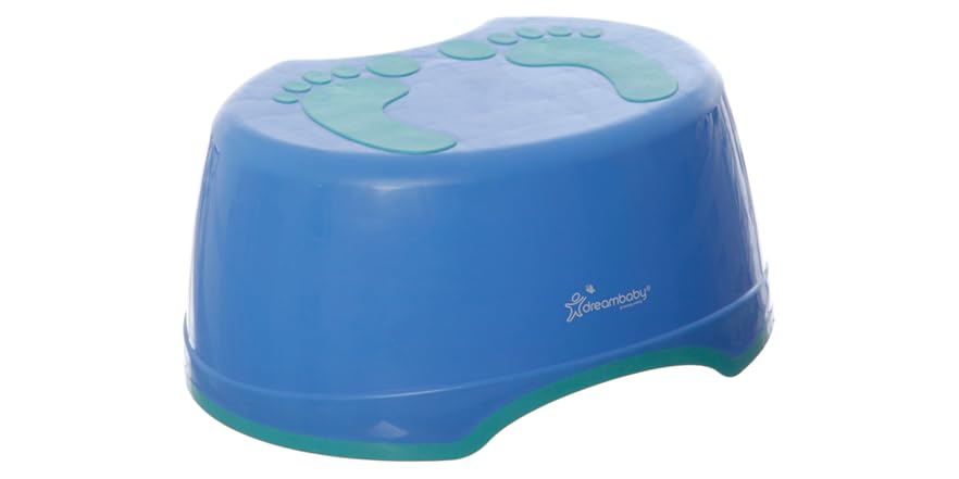 Blue Footprint Step Stool