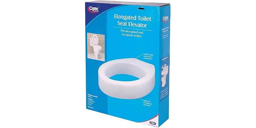Carex Toilet Seat Riser