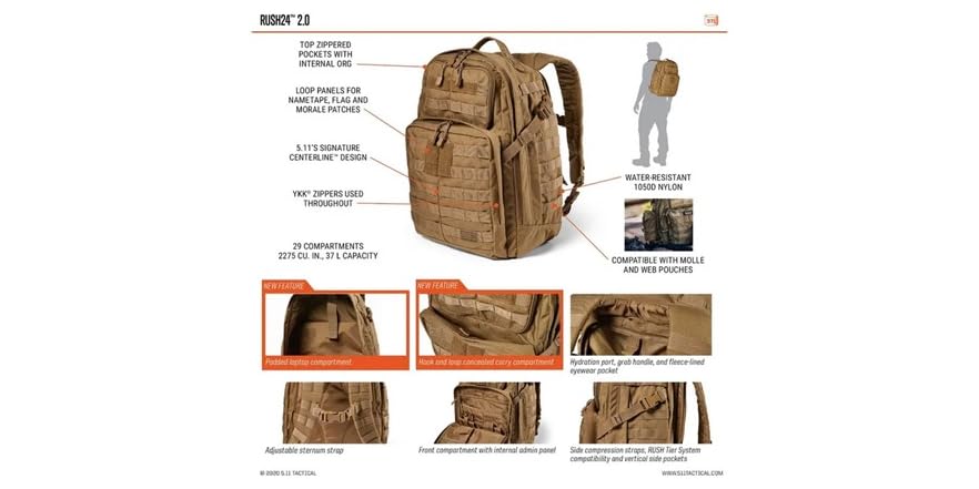 RUSH® 24 2.0 Backpack 37L