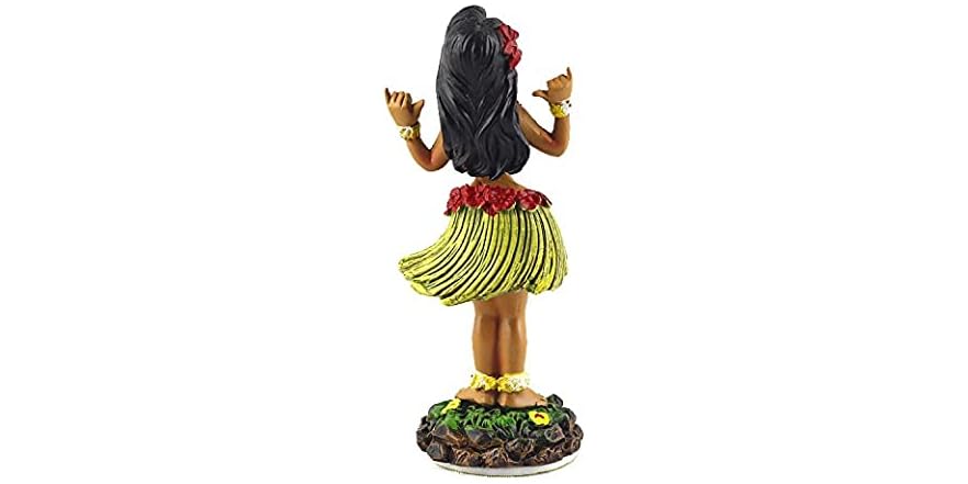Mini Shaka Hula Girl Dashboard Doll