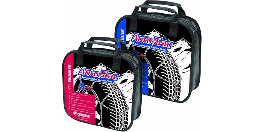SCC Peerless Auto-Trac Light Tire Traction Chain Set