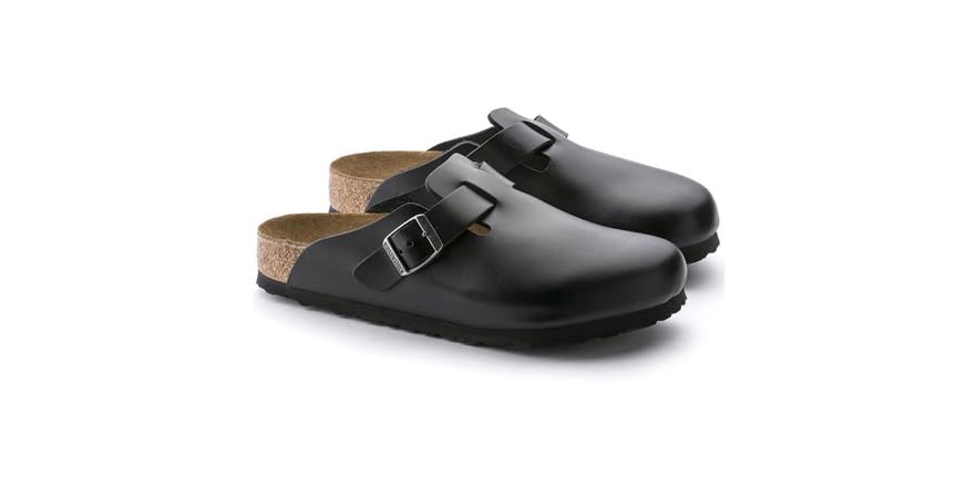 Birkenstock Boston Smooth Leather Black