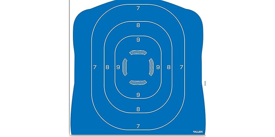 Allen 4Pk EZ-Aim Silhouette Targets
