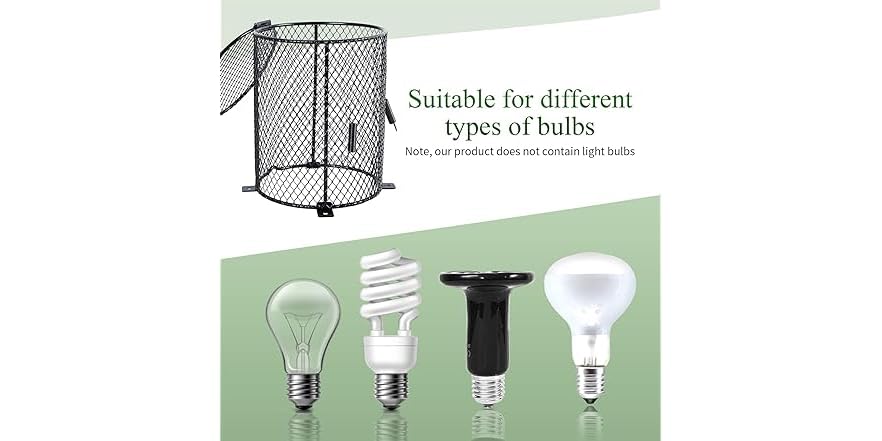 3 Pcs Reptile Heat Lamp Cover