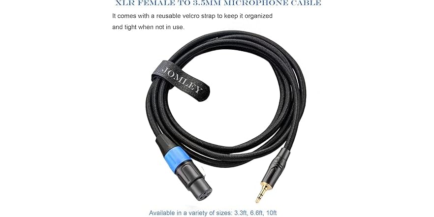 XLR to 3.5mm Microphone Cable
