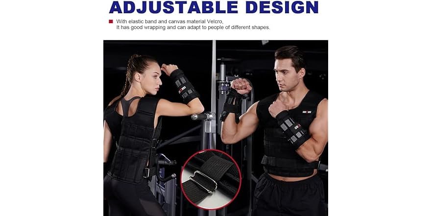 LEKARO Weighted Vest Set