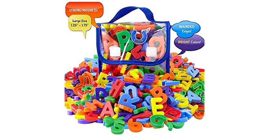 EduKid Toys Magnetic Letters and Numbers