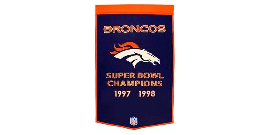 Denver Broncos Dynasty Banner