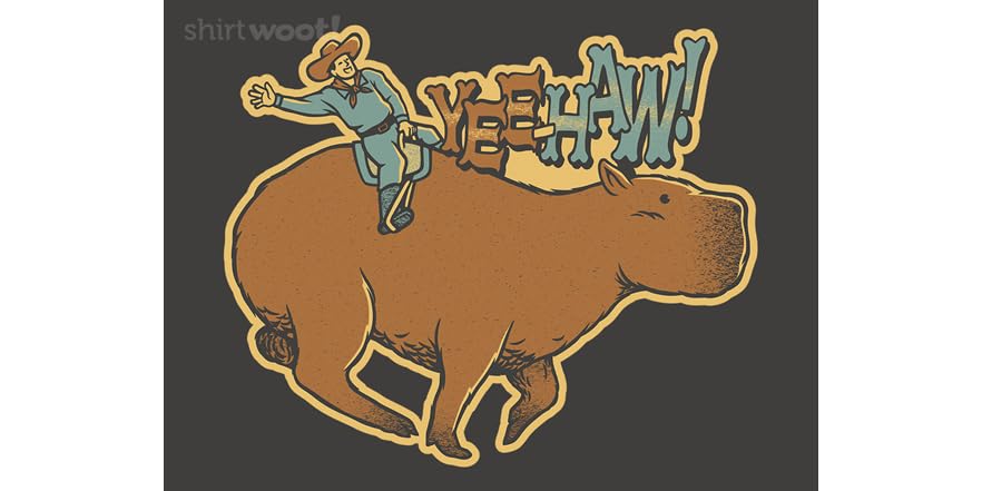 Capybara Cowboy Yee Haw