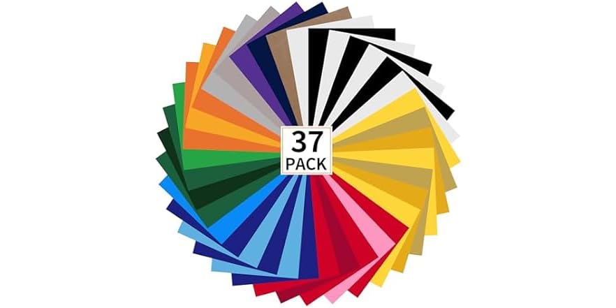Heat Transfer Vinyl Bundle 37 Pack