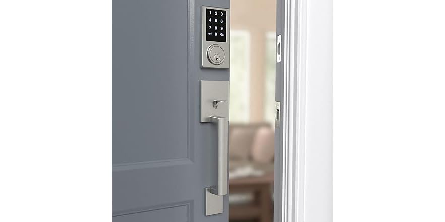 Amazon Basics Grade 3 Door Lock with Handleset