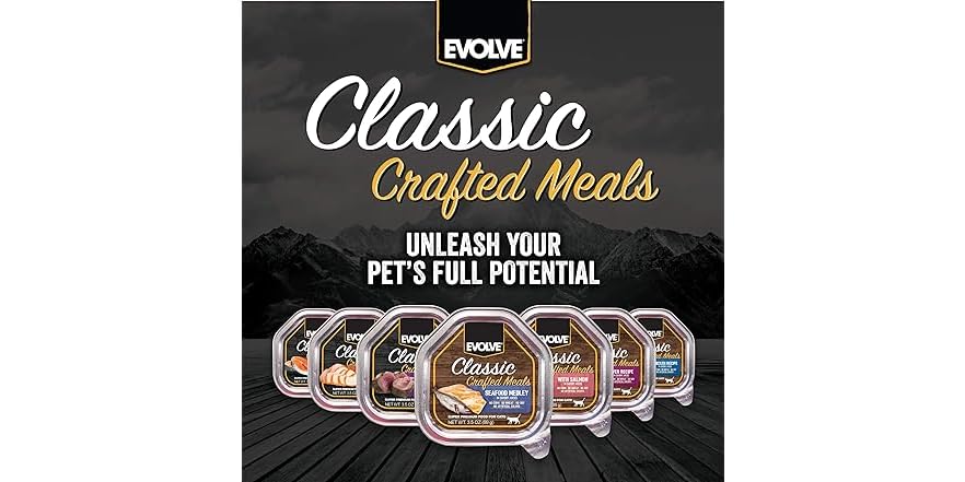 15-Pack: Evolve Classic Cat Food 3.5 Oz