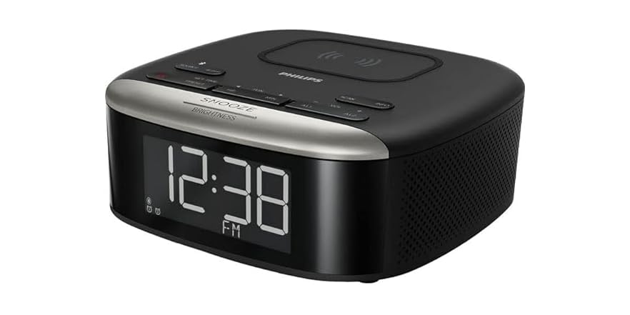 PHILIPS Alarm Clock with Wireless Charging